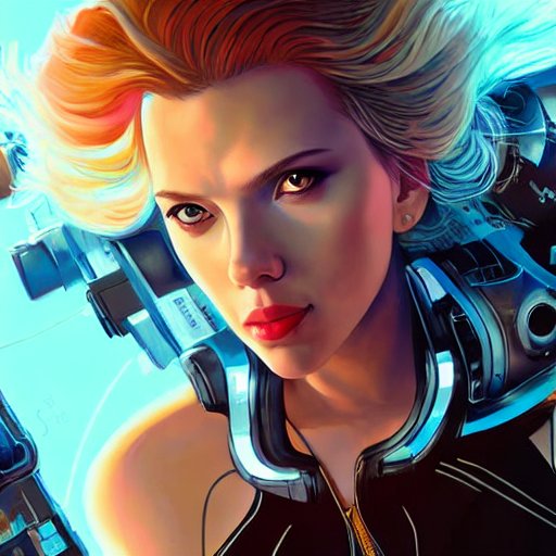 Scarlett Johansson as Barbarella rendered by Stable Diffusion AI | Dan ...
