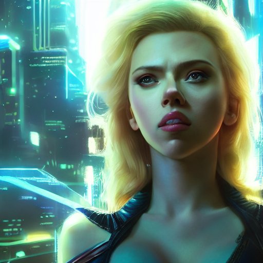 Scarlett Johansson as Barbarella rendered by Stable Diffusion AI | Dan ...