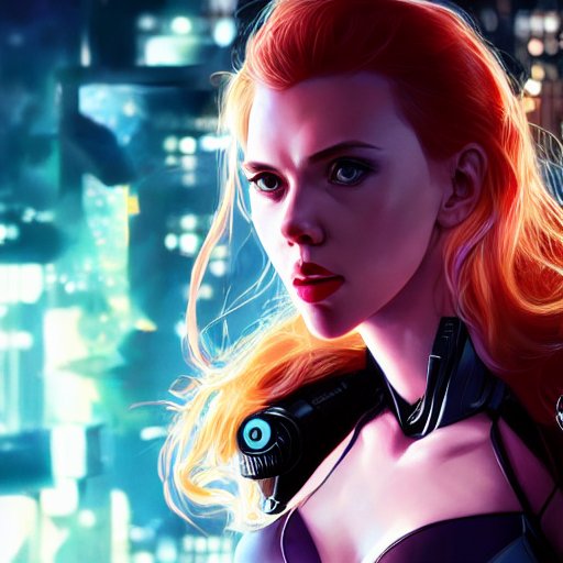 Scarlett Johansson as Barbarella rendered by Stable Diffusion AI | Dan ...